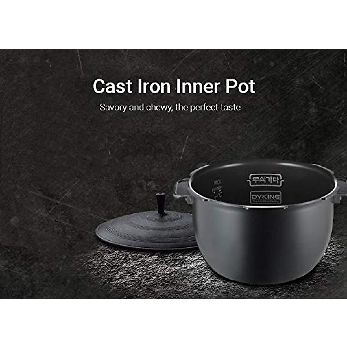 Cuchen USA Venus II Induction Heating Pressure Rice Cooker CJH-VEA0621SUS (6Cup) Shiny Black