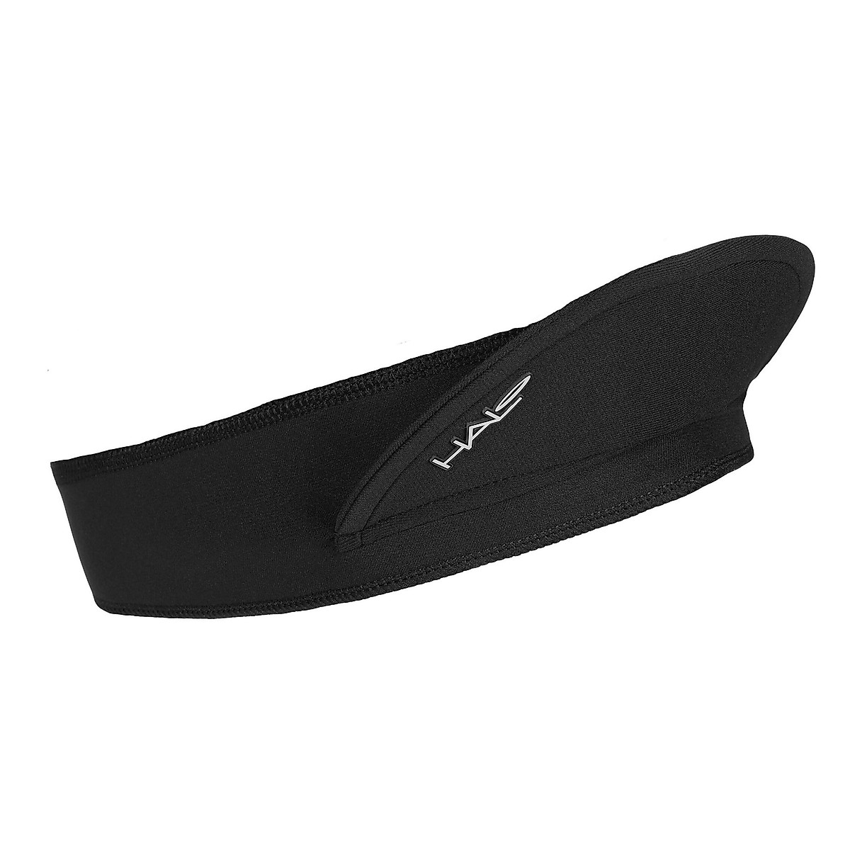 Halo Headband mens headband with visor, Black, One Size US