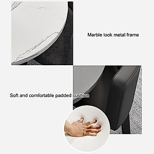 Office Reception Room Club Table, Round Negotiation Reception Tables And Chairs Combination, Home Living Room Kitchen Leisure Table, Rest Area Small Apartment Balcony Leisure Table And Chair ( Color :