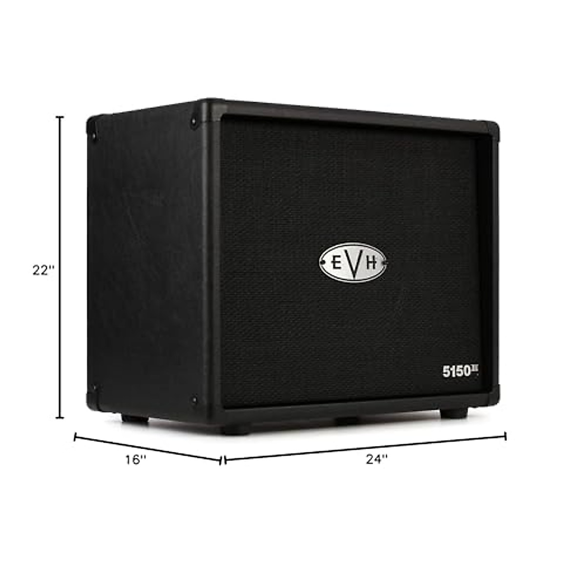 EVH 5150III 1 x 12-inch 30-watt Extension Cabinet - Black