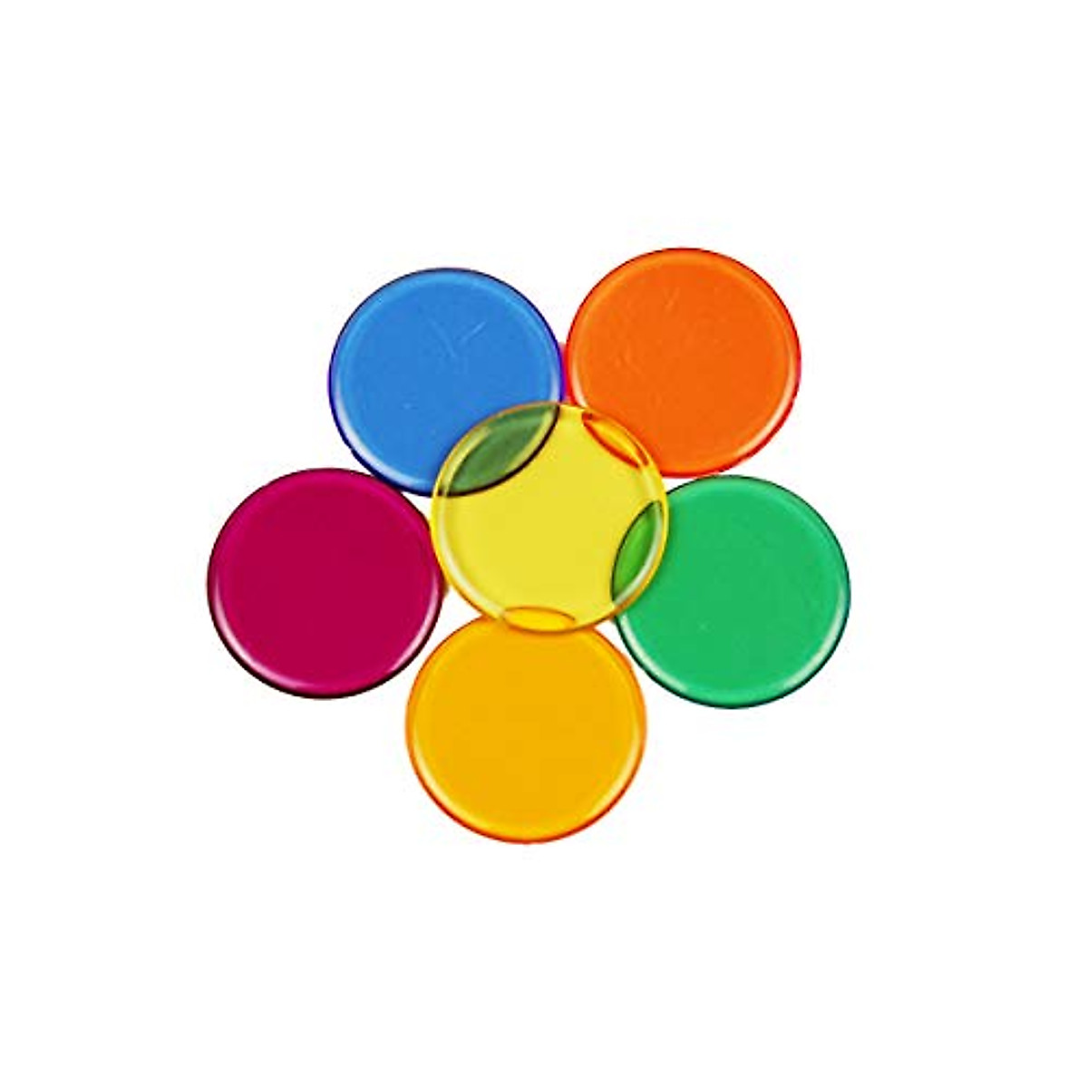 LEARNING ADVANTAGE - 0.75" Transparent Counters, Set of 1000