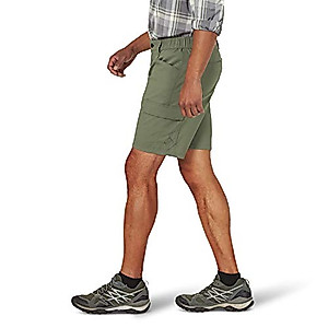 ATG by Wrangler Men's Asymmetric Cargo Short, Dusty Olive, 46