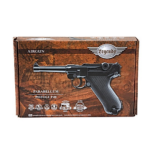 Umarex Legends P.08 All Metal .177 Caliber BB Gun Air Pistol, Standard Action, Legends P.08 Air Gun