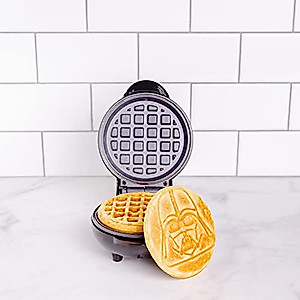 Uncanny Brands Darth Vader Mini Waffle Maker - Star Wars Small Kitchen Appliance