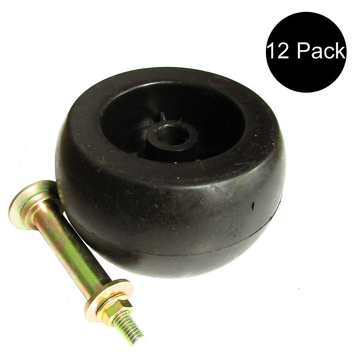 Set of 12 New Deck Wheel Kits Fits Exmark, Fits Kubota, Rotary, Fits Toro, Wright Explorer, Lawn Mower ZTR Zero Turn, Metro, Turf Ranger, Turf Tracer, Viking Models Interchangeable With 103-3168