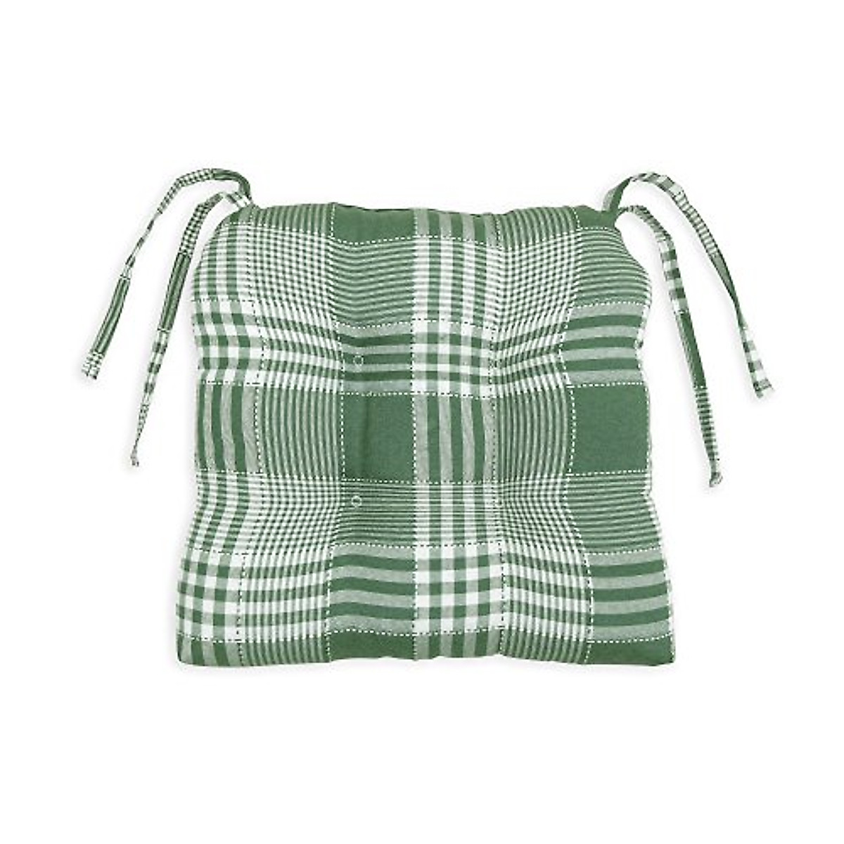 Arlee Exeter Set of 2 Chair Pad, Olive 2 Count