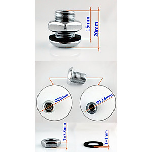 Goedrum Drum Air Vent with Gasket and Washer