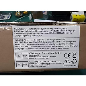 Vikaey Modern LED Flush Mount Ceiling Light, 4 Rings Black Close to Ceiling Light, Lighting Fixture Ceiling Lamp for Kitchen, Living Room, Bedroom, Laundry Room, 4000K Not dimmable