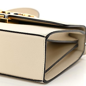 Gucci Mystic White Zumi Shoulder Bag Small Handbag Gold Strap Italy Authentic NW