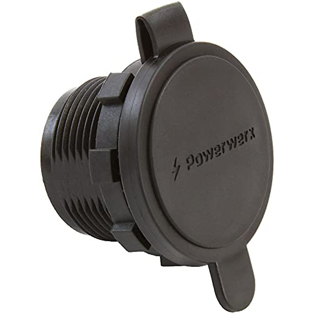 Powerwerx PanelPole2, Panel Mount Housing for Two Anderson Powerpole Connectors with a Weather Tight Cover