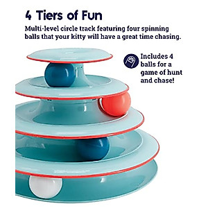 Catstages Chase Meowtain Interactive 4-Tier Cat Track Toy