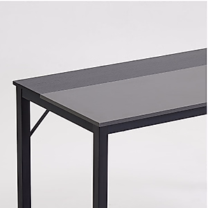 ENGERIO 55 Inch Large Computer Desk, Modern Gaming Desk Home Office Desk, Ergonomic Sturdy Corner Desk Study Writing Desk Workstation for Home 0ffice, Living Room, Study Room, Bedroom, Studio