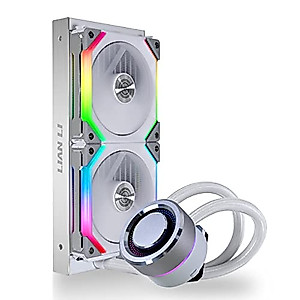 Lian Li GA-240SLA Galahad AIO UNI FAN SL Edition 240 White - UNI FAN SL120 Edition - GA240SLA.01 (with LGA 1700 bracket)