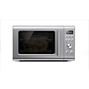 Breville Compact Wave Soft-Close Microwave Oven, Silver, BMO650SIL