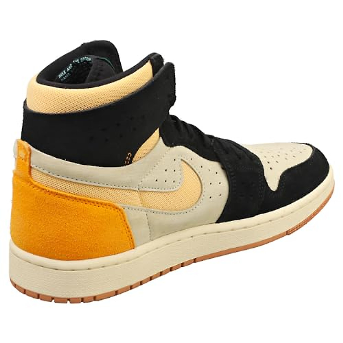 Jordan Men's Air 1 Zoom CMFT 2 Muslin/Celestial Gold Black (DV1307 100) - 10