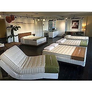 NATURAL LIFE PALMPRING Kochi Queen Mattress - Organic Latex Coconut Coir 6” Medium Firm 2 Layer Comfortable Sleep Bed Dust Free