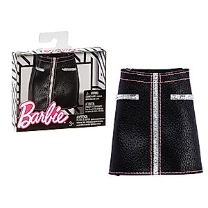Barbie Fashions #5 Black Leather Skirt