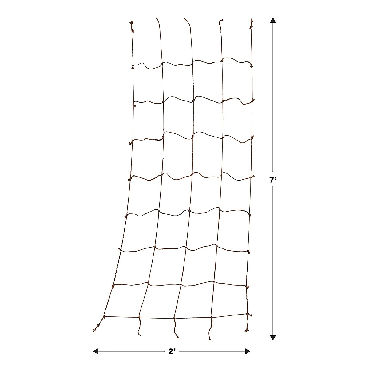 Beistle Cargo Netting Pirate Theme Pary Decoration, 2' X 7', Brown