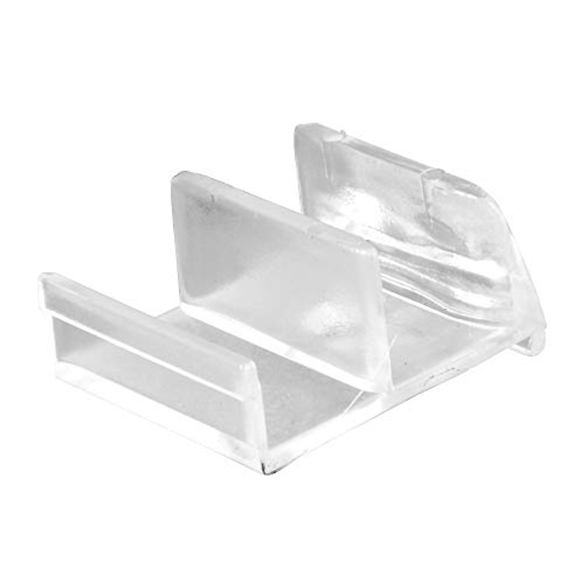 Slide-Co 193074 Tub and Shower Enclosure Bottom Guide, Clear Plastic, Sterling (Single Pack)