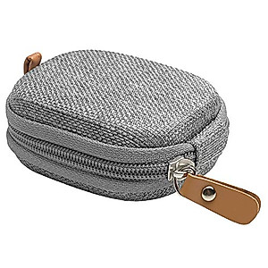 WGear Protective Case for Airpods, Handy Semi-hard case for airpods for travel, protective and orgaize, Shock and shake Proof, mesh pocket for cable and other accessories (Gray)