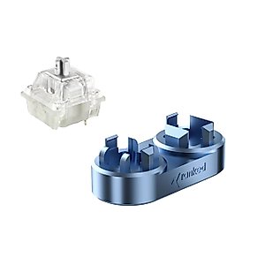 Bundle of 90 Cherry MX RGB Speed Silver Switches for Mechanical Gaming Keyboards & Ranked Premium CNC Machined Switch Opener