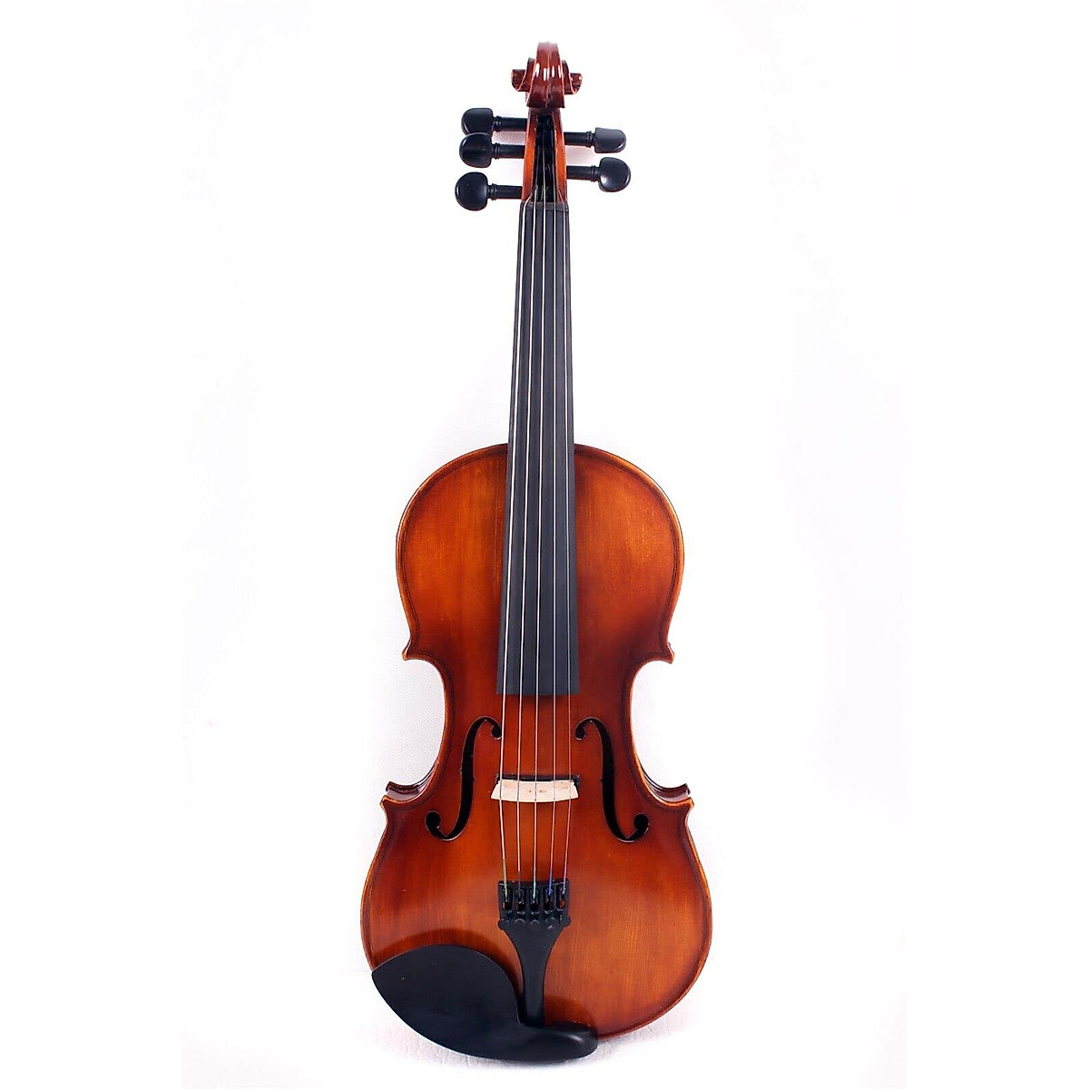 5 String Viola 16 inch Maple Wood Back Spruce Wood Top Ebony Wood Fingerboard & Tailpiece & Chin Rest Full size Viola with Bow and Backpack (5 String 16 inch)