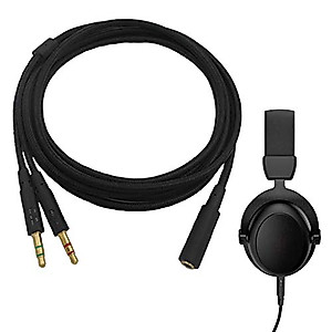 3.5mm Universal 2 in 1 Gaming Headset Audio- Extend Cable for Cloud II/Alpha-/Cloud Flight/Core Headphone for Computer (200cm)