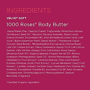Andalou Naturals Body Btr, 1000 Roses, Velvet Soft, 8 Fl Oz