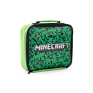 Minecraft Lunch Bag Set Creeper (Lunch Box, Water Bottle, Snack Pot)