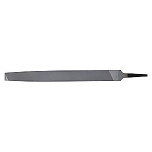 Nicholson 12"" Mill Single Cut Bastard File - Carded - 21842NN", multi
