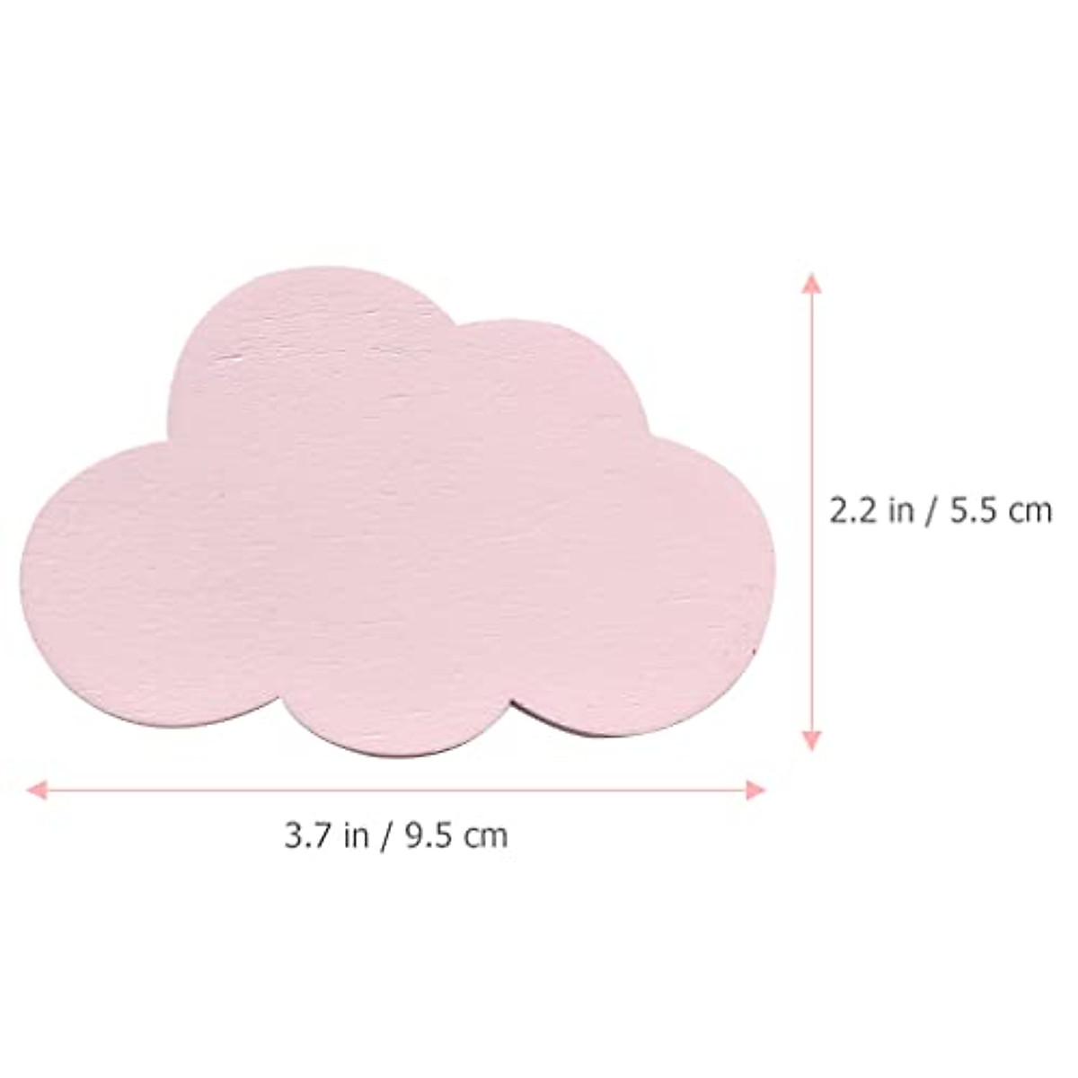 Zerodeko 4pcs Bathroom Wall Hooks Cloud Coat Hooks Hat Cloud Key Hooks Entryway Wall Hangers Key Holder Wall Mounted Towel Holder Kids Coat Mount Decorative Wall Child Wood Heavy