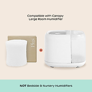 Canopy Humidifier PLUS Filters - HUMIDIFIER PLUS ONLY - DOES NOT FIT BEDSIDE OR NURSERY - Pack of 1 Filter - Made with Wood Pulp, Paper Filter, Replace Every Six Weeks