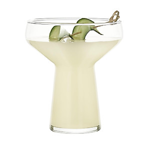 Libbey Stemless Margarita Glasses Set of 4, Classic, Lightweight Mixed Cocktail Glasses Set, Large Margarita Glasses Set for Cinco de Mayo, Parties