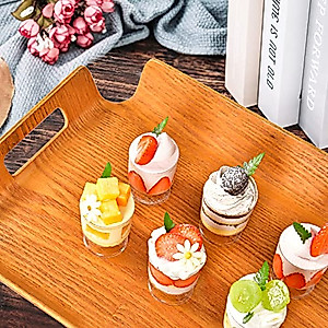 HyHousing 80 Pack Dessert Cups, Hard Disposable Shot Glasses Plastic Drink Glasses Ideal for Home Daily Life Party Wedding Drinking Dessert Ice Cream (2 Oz)