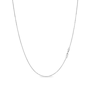 KEZEF 925 Sterling Silver Necklace for Women | Thin 0.7mm 18k Gold plated, Rose Gold chain for women, Silver chain necklace jewelry | cadena de plata 925 para hombre mujer