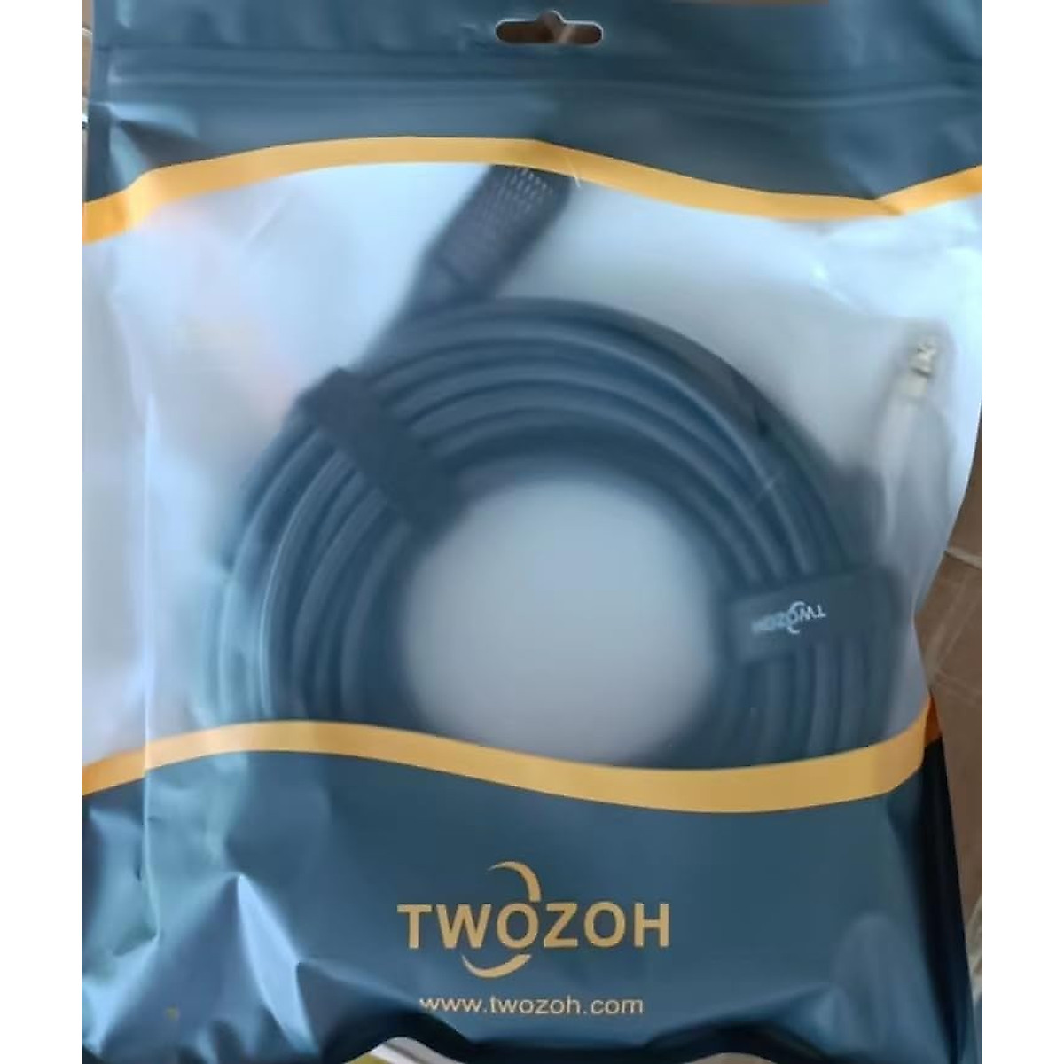 Twozoh XLR Male to 1/4 TRS Stereo Audio Cable 30FT, Braided Jack 6.35mm to XLR Male 3Pin Guitar Cable (Professional/HiFi)