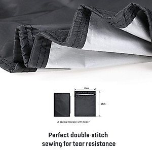 POMER Treadmill Cover, 81x37x67inch Dustproof Oxford Fabric with Zipper Running Machine Protective Cover for Non-Folding Home Treadmill