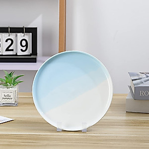 Plate Stands for Display - Plastic Easel Stand Plate Holder Display Stand Picture Frame Stand for Pictures | Photo|Decorative Plate |Dish | Tabletop Art - 3 inch-Clear