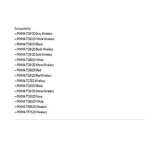 Canon PGI-280 / CLI-281 5 Color Ink Pack & 280 XL Pigment Black Ink, Compatible to Printer TR8520, TR7520, TS9120 Series,TS8120 Series, TS6120 Series, TS9521C, TS9520, TS8220 Series, TS6220 Series