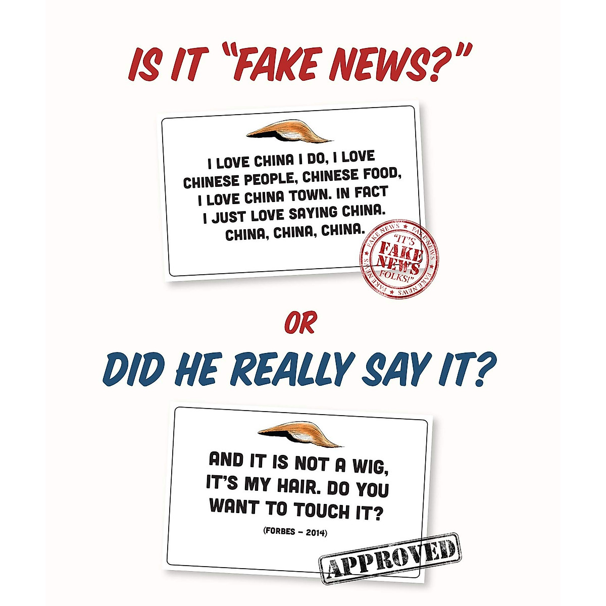 Trump Cards - Fake News or Real Trump?