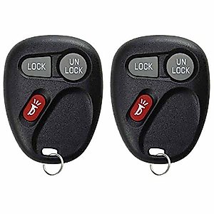 KeylessOption 2 Replacement 3 Button Keyless Entry Remote Control Key Fob for 15042968