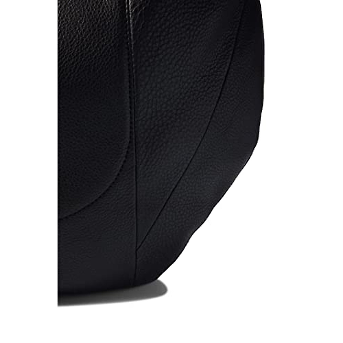 HOBO Eclipse Medium Hand Bag For Women - Magnetic Disc Closure With Premium Leather Construction, Crescent Shaped Unique and Stylish Hand Bag Black One Size One Size