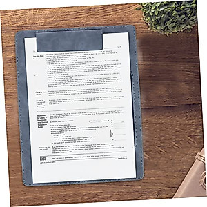 Operitacx 2pcs Folder Board Pencils File Folder Organizer Clipboard Paper Clipboard Pencil Sketch Hand Support Recording Board Exam Paper Clips Pencil Sketch Clipboard Blue Splint