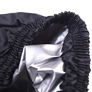 ConPus lawn mower cover, Riding Lawn Mower Cover , Lawn Tractor Cover Outdoors Waterproof Heavy Duty Zero Turn Mower Cover Fits Decks up to 54 Inch Drawstring Windproof Buckle Storage Bag-72 x 54 x 46