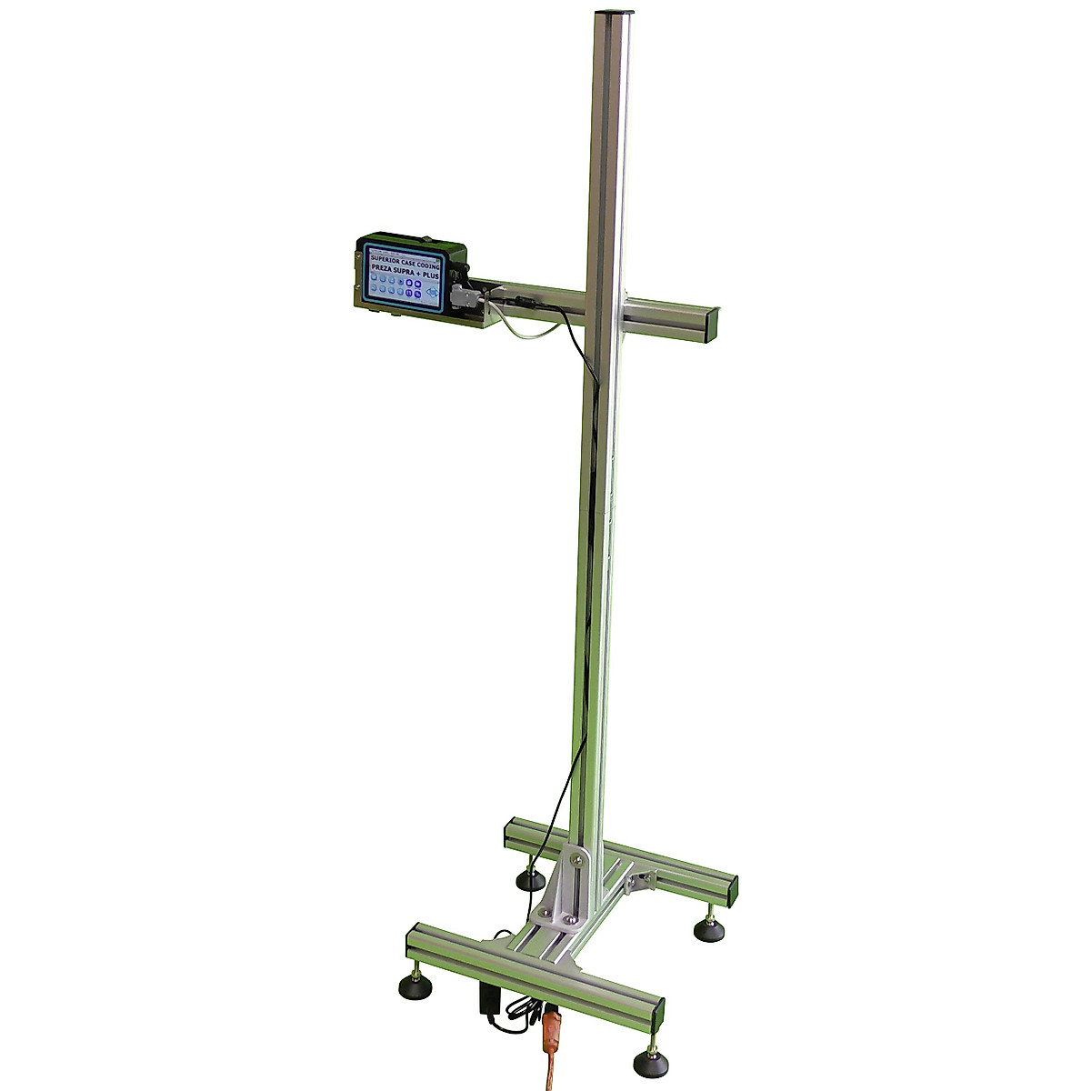 Preza Supra + Plus in Line Inkjet Coder, Inkjet Coding Machine, Date Coding Machine, Date Coder + EJ47SBK Black Ink USA