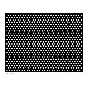 Microscope Accessories Kit Optical Rectification Calibration Plate Machine, Vision Transparent Calibration Board Accuracy 0.01mm Measurement Tool Microscope Slides (Color : 200x150mm)