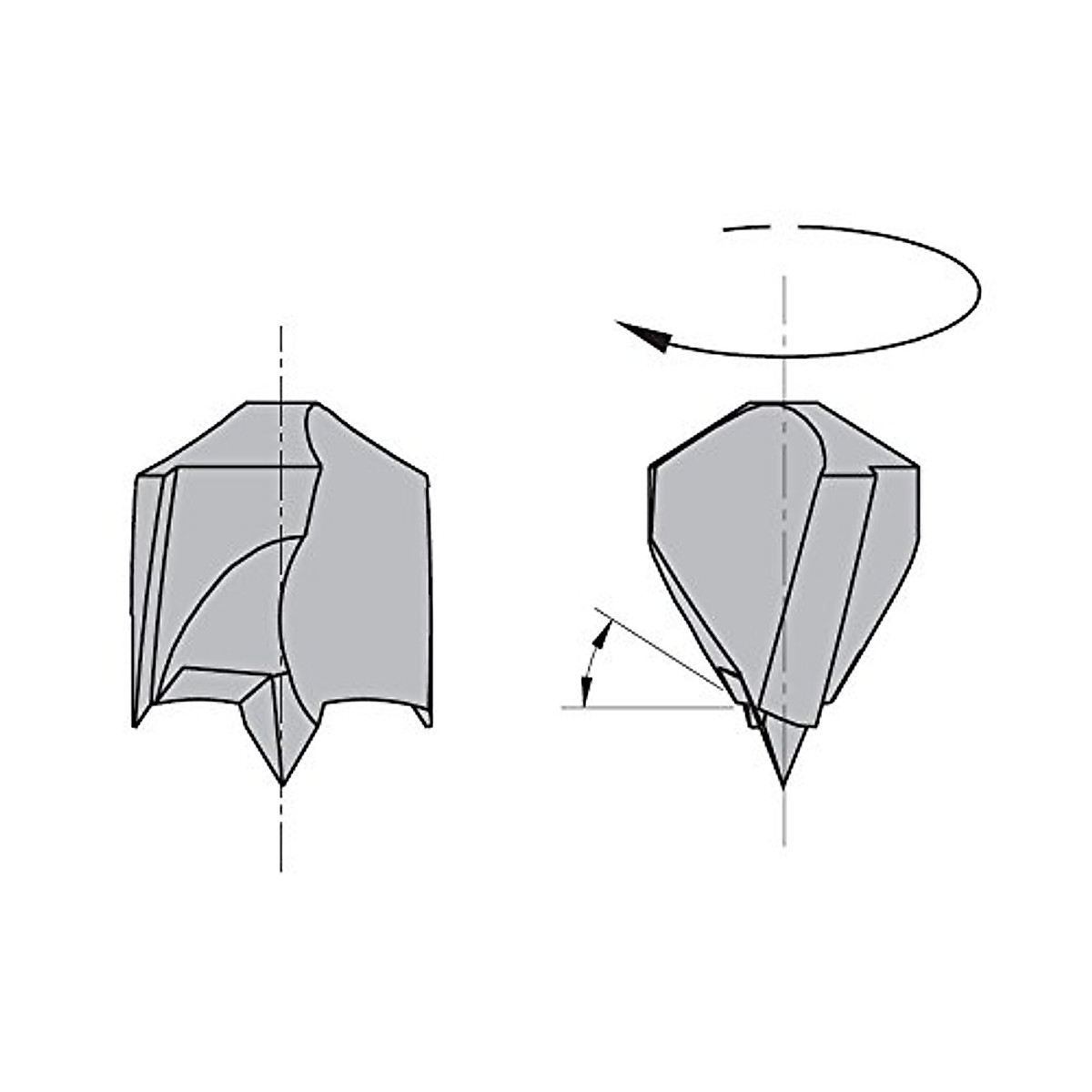 CMT 310.060.11 Dowel Drill, 6mm (15/64-Inch) Diameter, 10x27mm Shank, Right-Hand Rotation