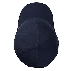 Falari Baseball Cap Adjustable Size for Running Workouts and Outdoor Activities All Seasons (2pk Black & Navy)