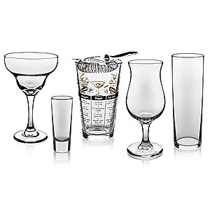Libbey Mixologist 18-Piece Bar in a Box Cocktail Set