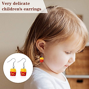 35 Pairs Cute Fun Earrings Weird Aesthetic Kawaii Funny Indie Unique Cool Star Moon Earrings for Women Gummy Bear Duck Mushroom Fruit Food Flowers Boba Goldfish Earrings Bulk